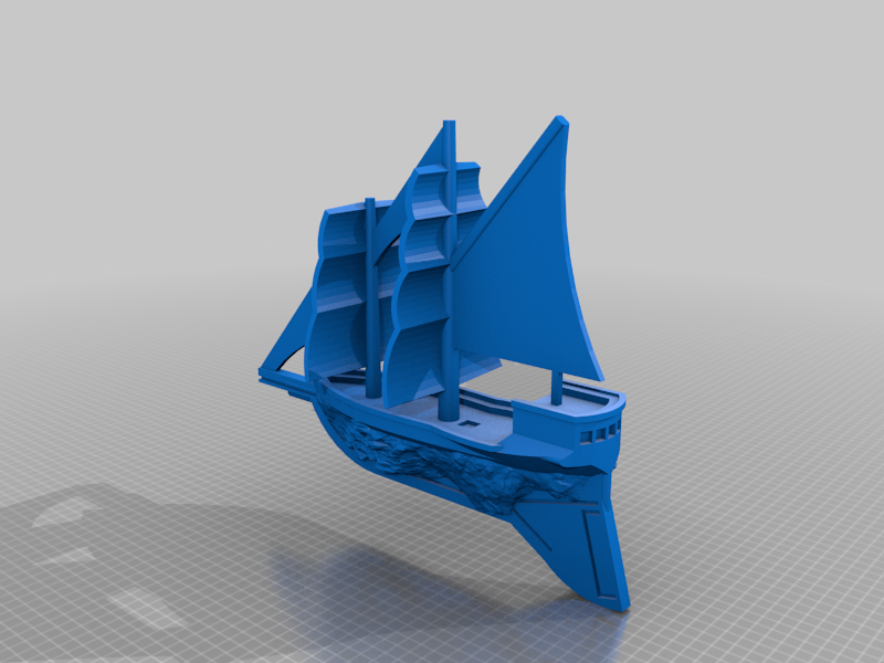 Free 3D file Stone Ship 🚢・3D printer design to download・Cults