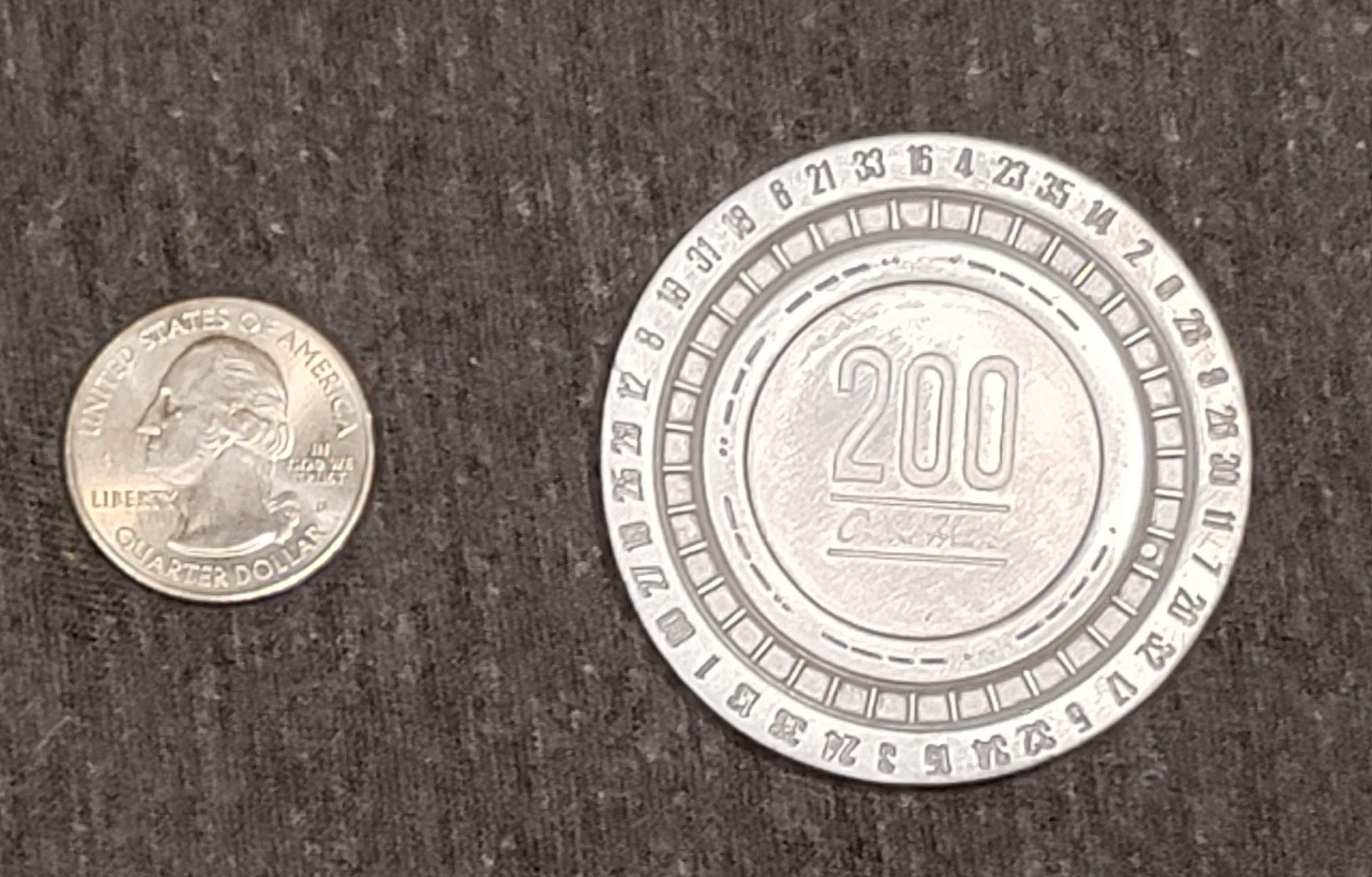 STL file the Platinum Chip from fallout New Vegas 🆕・3D printing design ...