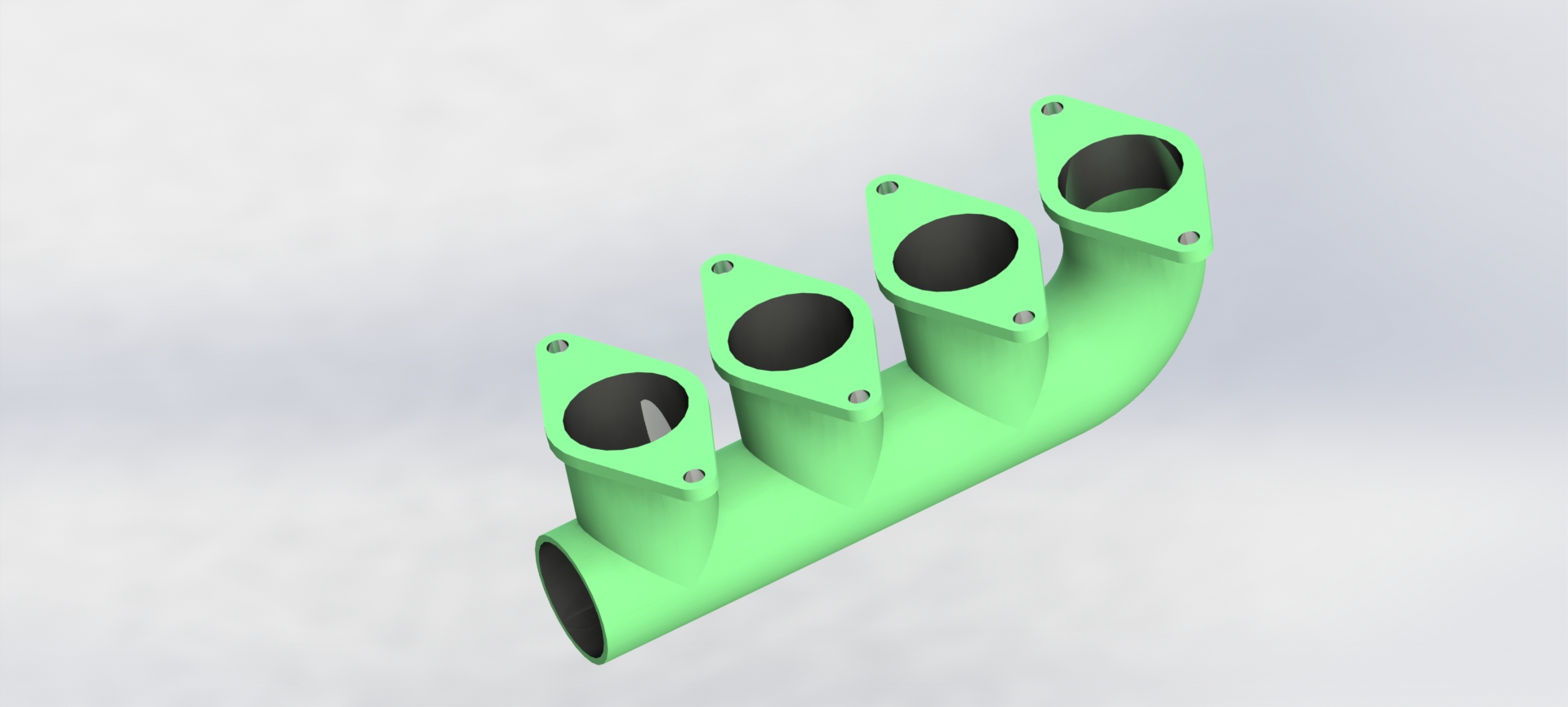 3D file Exhaust Manifold 🔧・3D print model to download・Cults