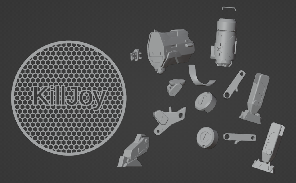 STL file VALORANT - KillJoy Turret ability model, figurine, cosplay ...