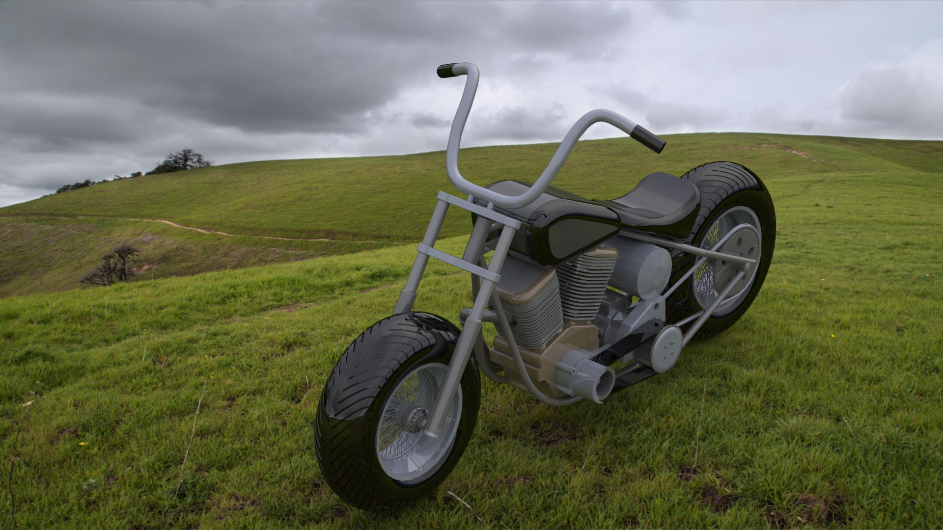 Free STL file Harley-Davidson motorcycle・3D printer model to download・Cults