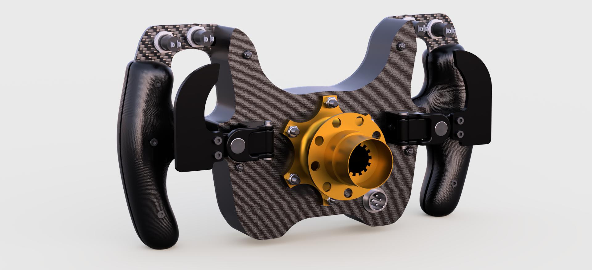 STL file DIY Steering Wheel GT3 SimrRacing・3D printable model to ...