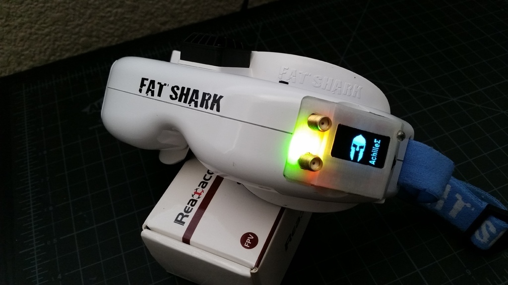 Free 3D file RX5808 PRO PLUS cover for Fatshark Dominator V3・3D print ...