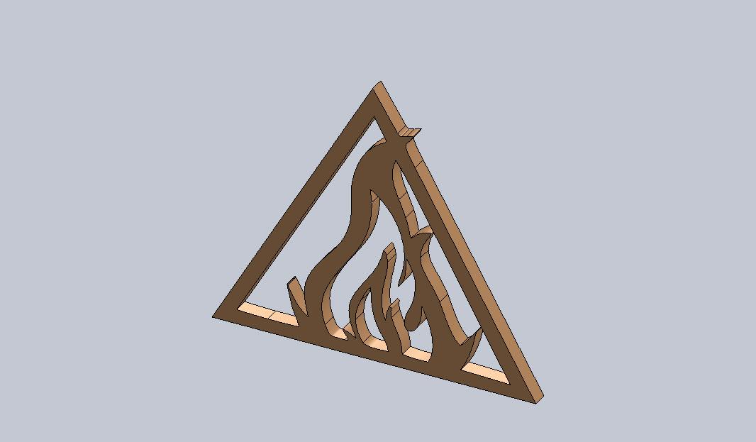 STL file wall décor - Nature triangles 🎨・3D printable model to download ...