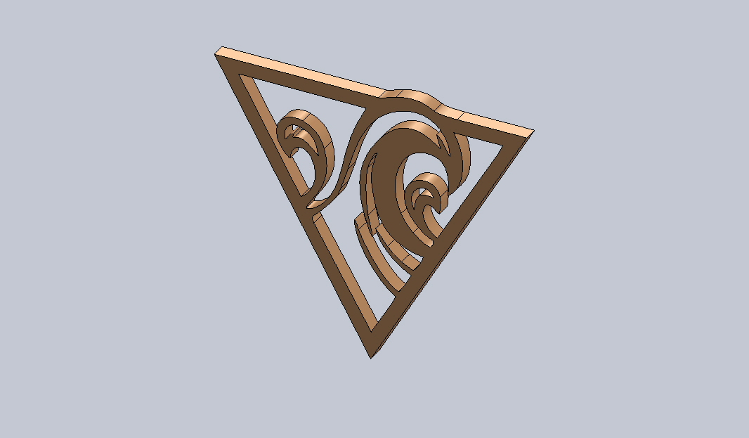 STL file wall décor - Nature triangles 🎨・3D printable model to download ...