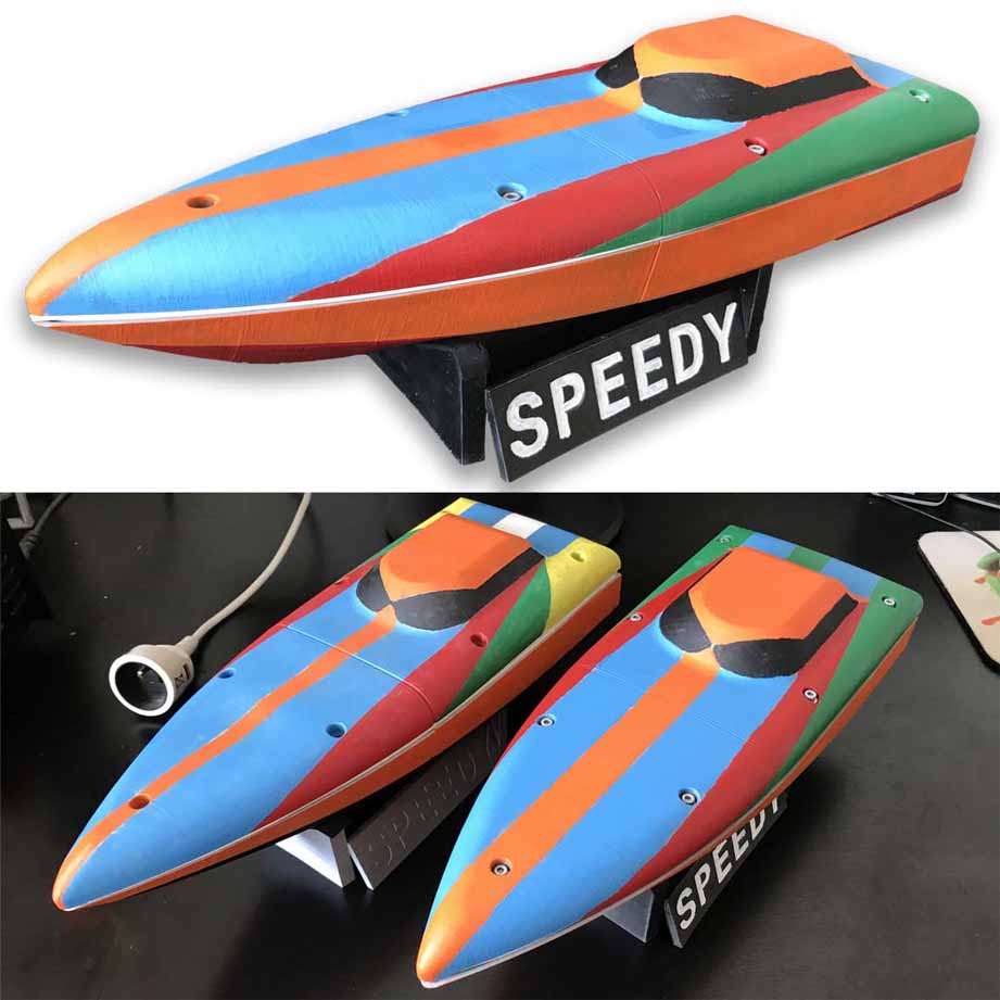 STL file RC Boat - SPEEDY 🛥️・3D printing design to download・Cults