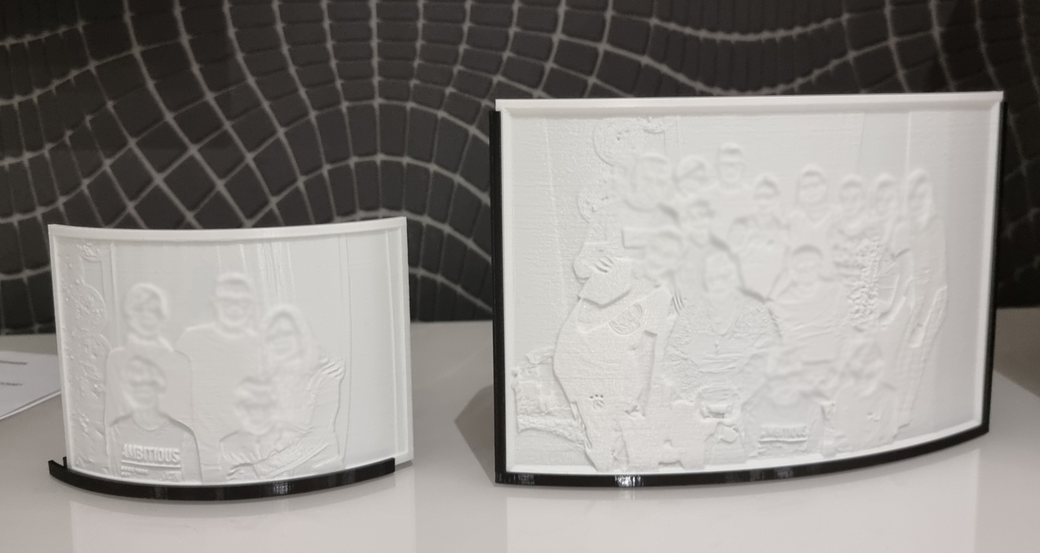 Free STL file Lithophane Frame Stand curved Box Closed 🖼️・Design to ...