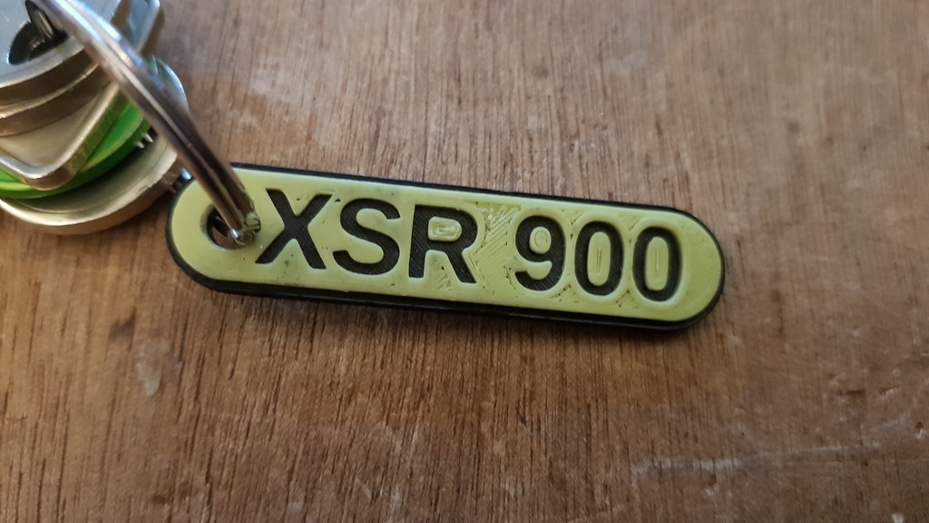 Free 3D file XSR 900 Keytag・3D printer model to download・Cults