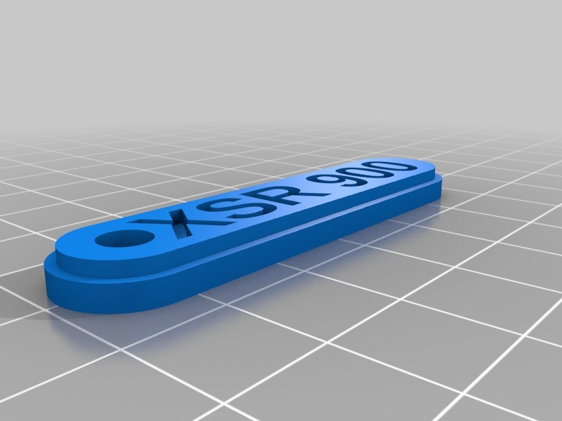 Free 3D file XSR 900 Keytag・3D printer model to download・Cults