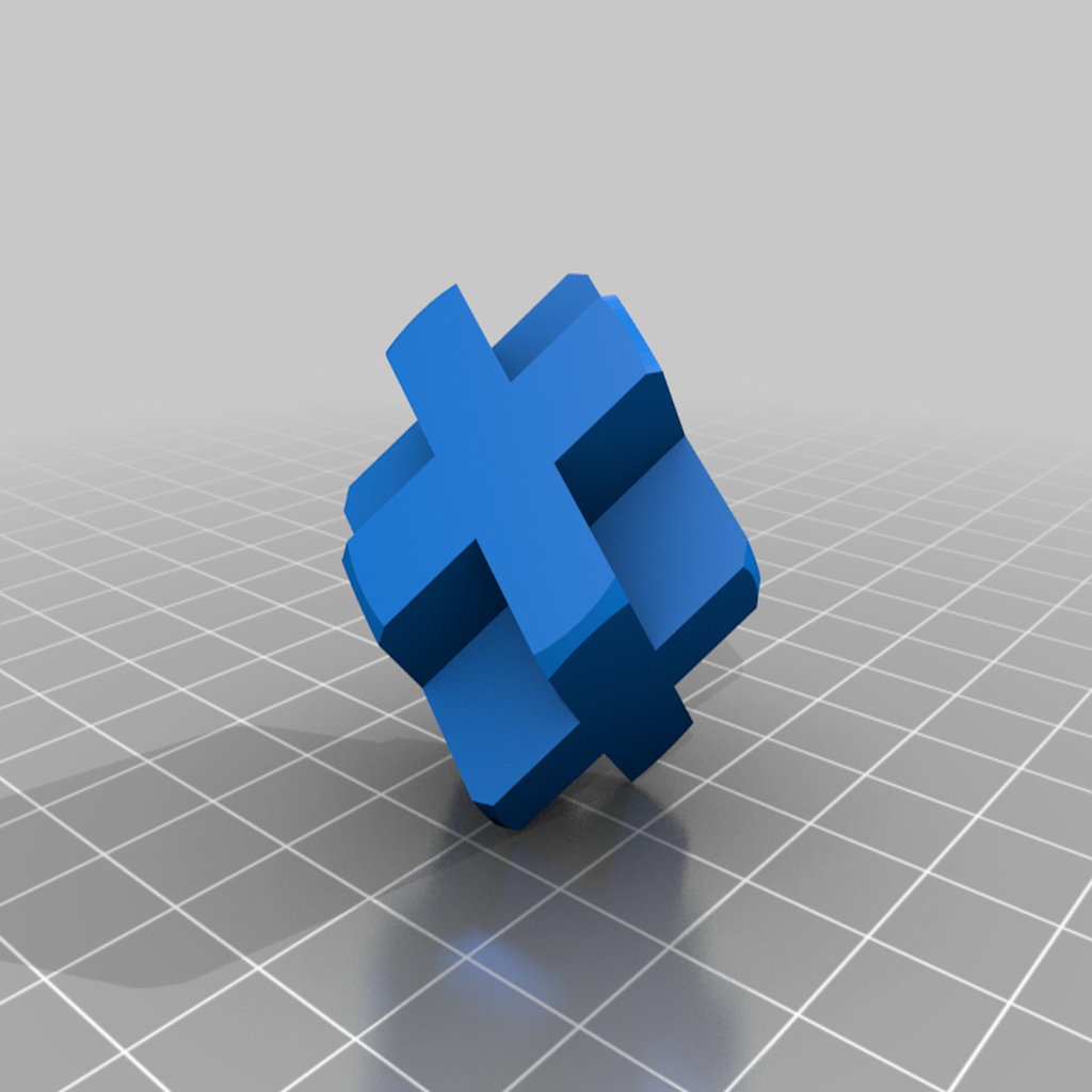 Free 3D file "3D 'X'" for 3D Tic-Tac-Toe・Design to download and 3D ...