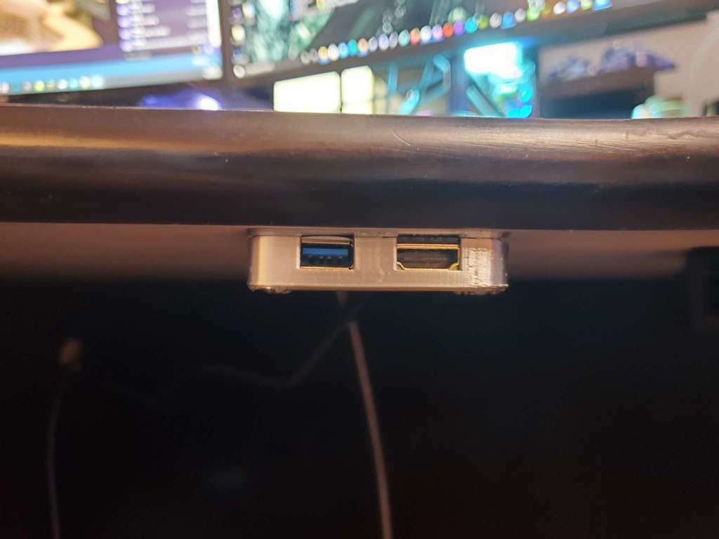 Free 3D file Underdesk Oculus Rift CV1 Quick Connect・3D printing design ...