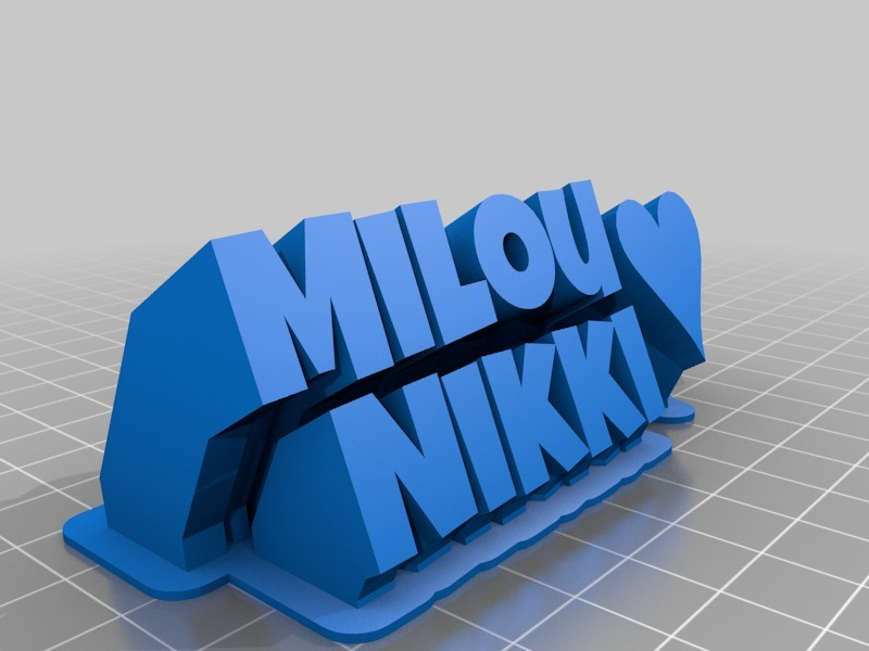Free 3D file Milou&Nikki・3D printing design to download・Cults