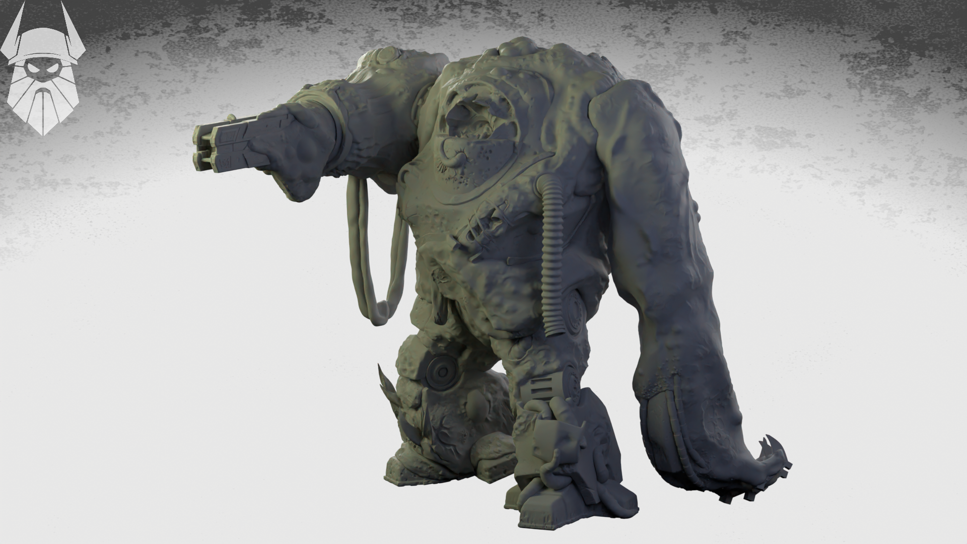 OBJ file 'Lost Pattern' Light Combat Walker 🤖・3D printable model to ...