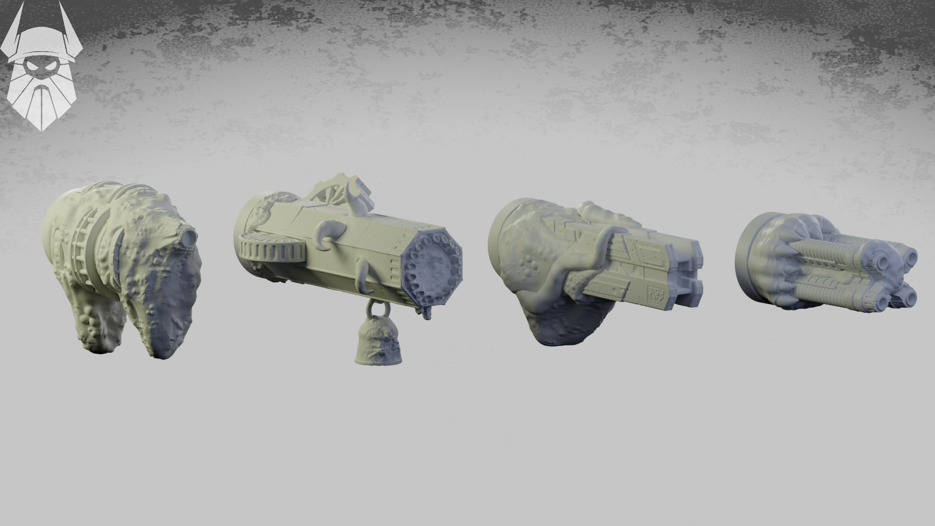 OBJ file 'Lost Pattern' Light Combat Walker 🤖・3D printable model to ...