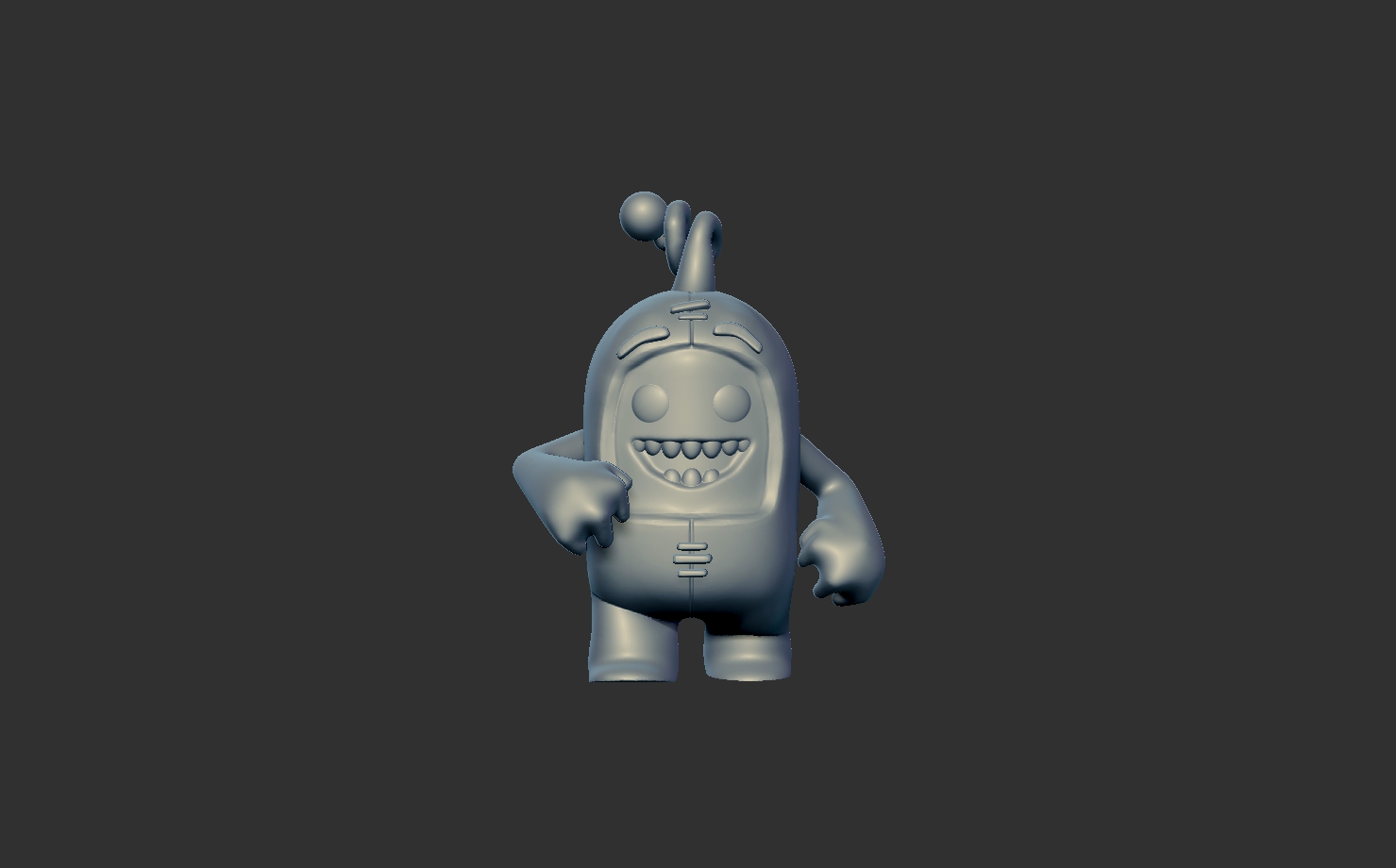 OBJ file Oddbods 👽・3D printer model to download・Cults