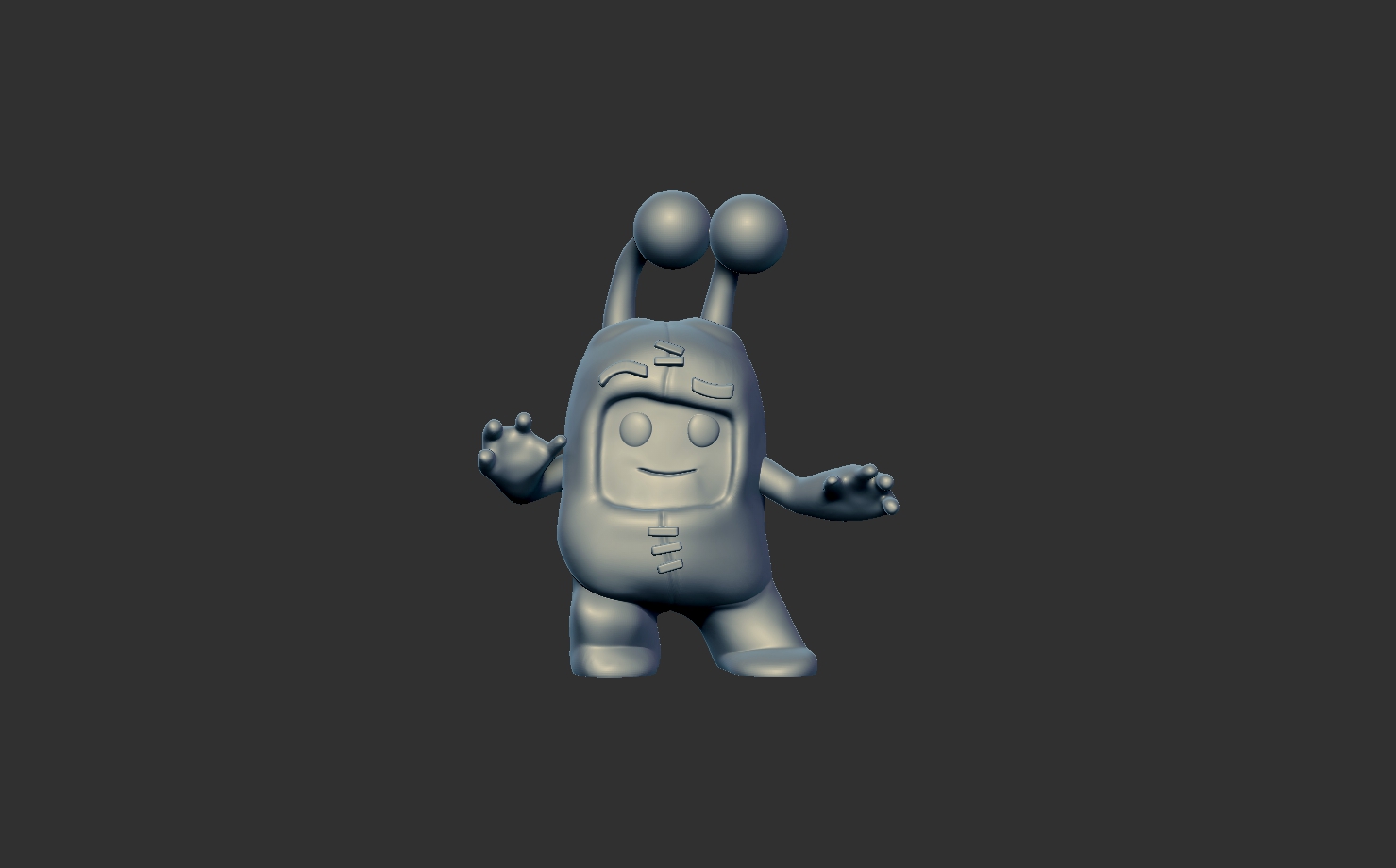 OBJ file Oddbods 👽・3D printer model to download・Cults