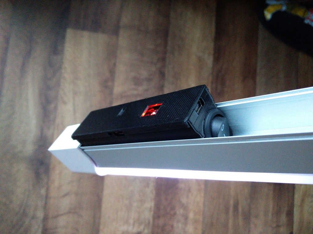 STL file FPV Flag - Arduino LED Module powered by 18650 battery fits ...