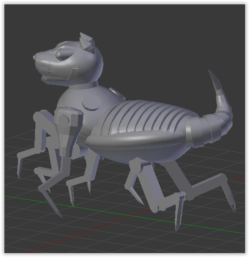 Free 3D file Skitterwidget - robot roach dog miniature・3D printable ...