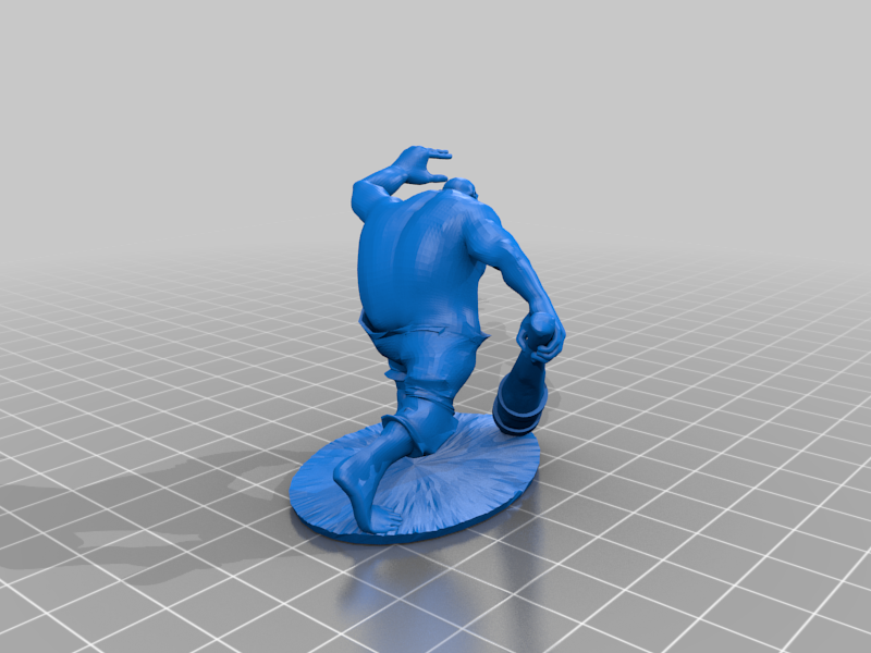 Archivo 3D gratis Ogro con trebuchet goblin hucker・Diseño de impresión ...