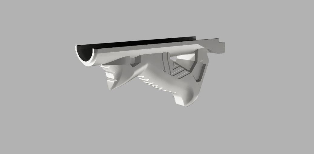 STL file SPLATRBALL angled foregrip・3D printing design to download・Cults