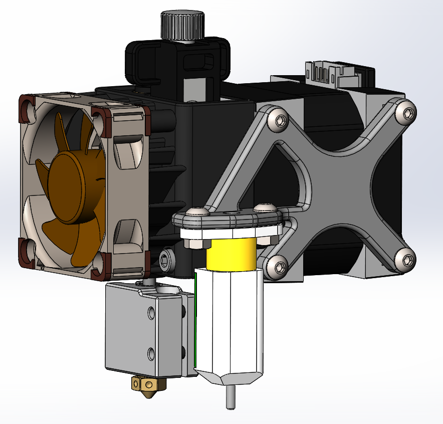 Free 3D file BLV AM8 Hemera Mount - BLTOUCH VOLCANO 🌋・3D print object ...