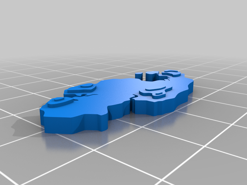 Free 3D file Avatar: The Last Airbender Topographic Map 🗺️・3D printing ...