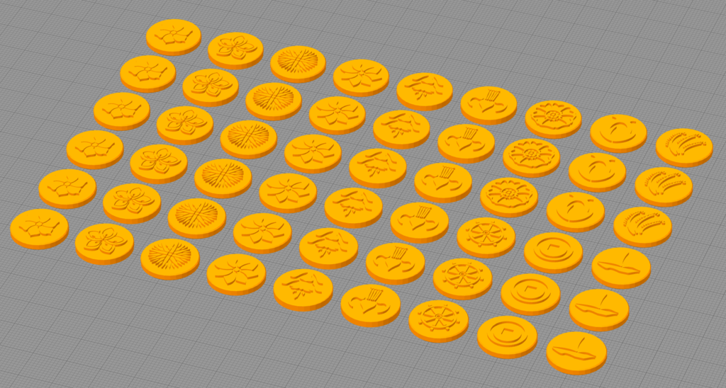 Free 3D file Mini Pai Sho Set・3D printing model to download・Cults