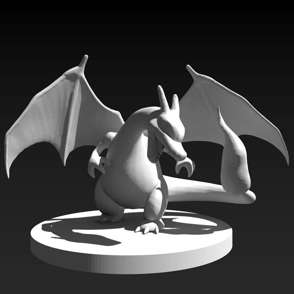 OBJ file charizard・Model to download and 3D print・Cults