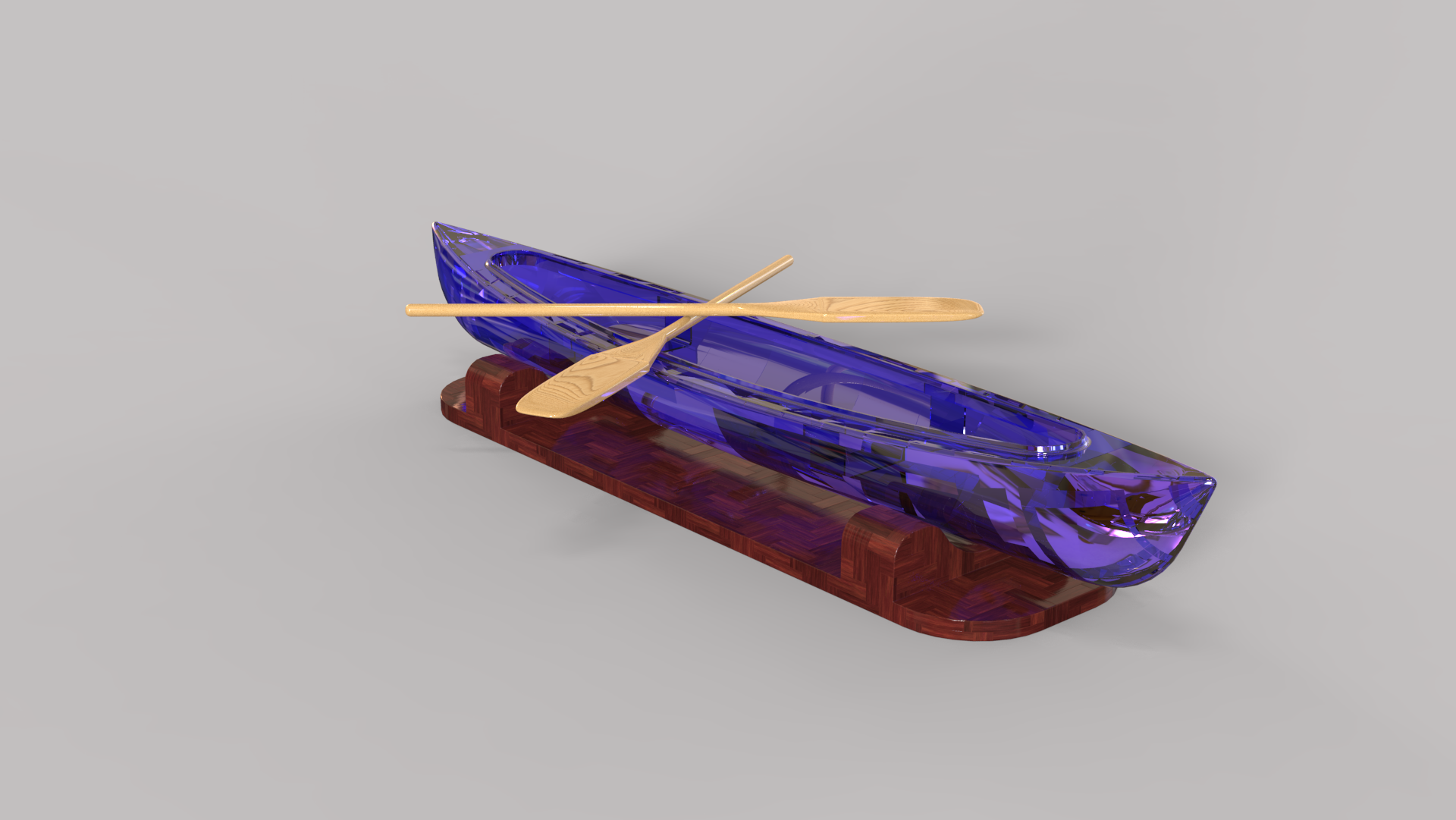 STL file Boat with oars・Model to download and 3D print・Cults