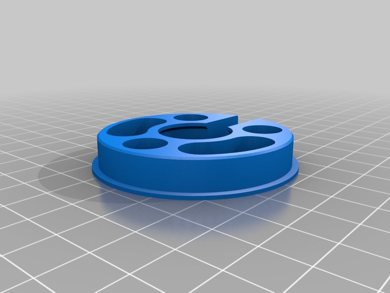 Fichier 3D gratuit Moyeu et support de bobine. 52,5, 56,5 mm・Plan pour ...