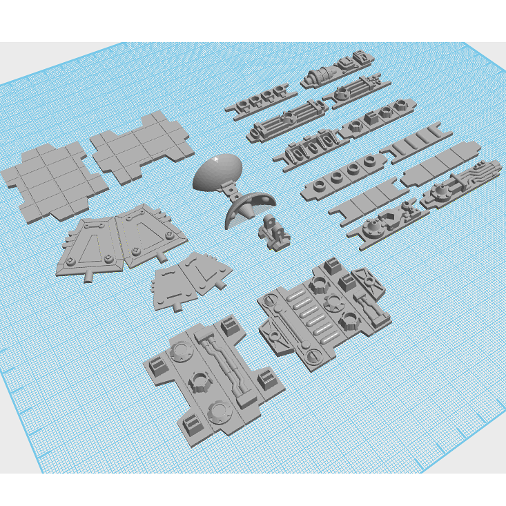 3D file HARD SURFACE - MODEL 1 ・3D printable design to download・Cults