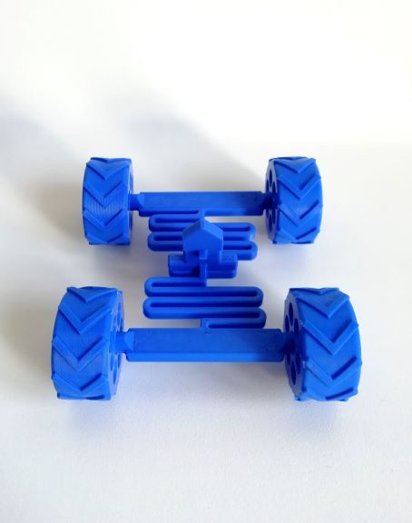 STL file Monster Truck with suspensions・3D printer model to download・Cults