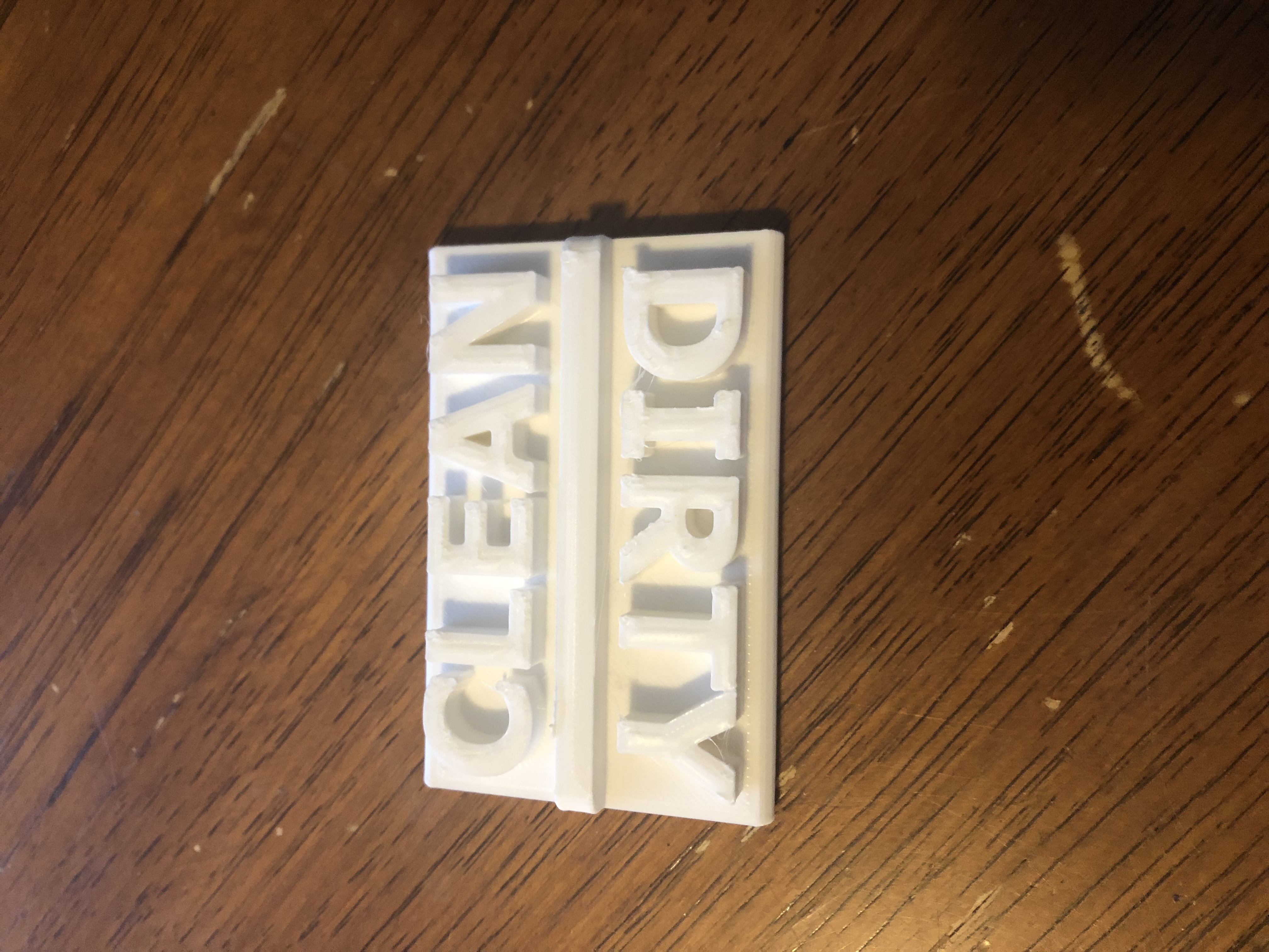 Clean Dishwasher Sign Sea Theme