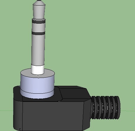 Free 3D file Dom's Modified Headphone Jack・3D printing template to ...