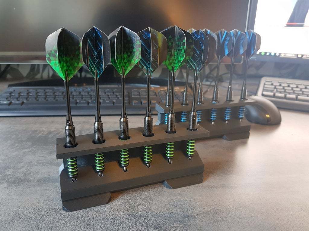 Free STL file Dart Holder Dart Rackstand for soft and steel Darts・3D ...