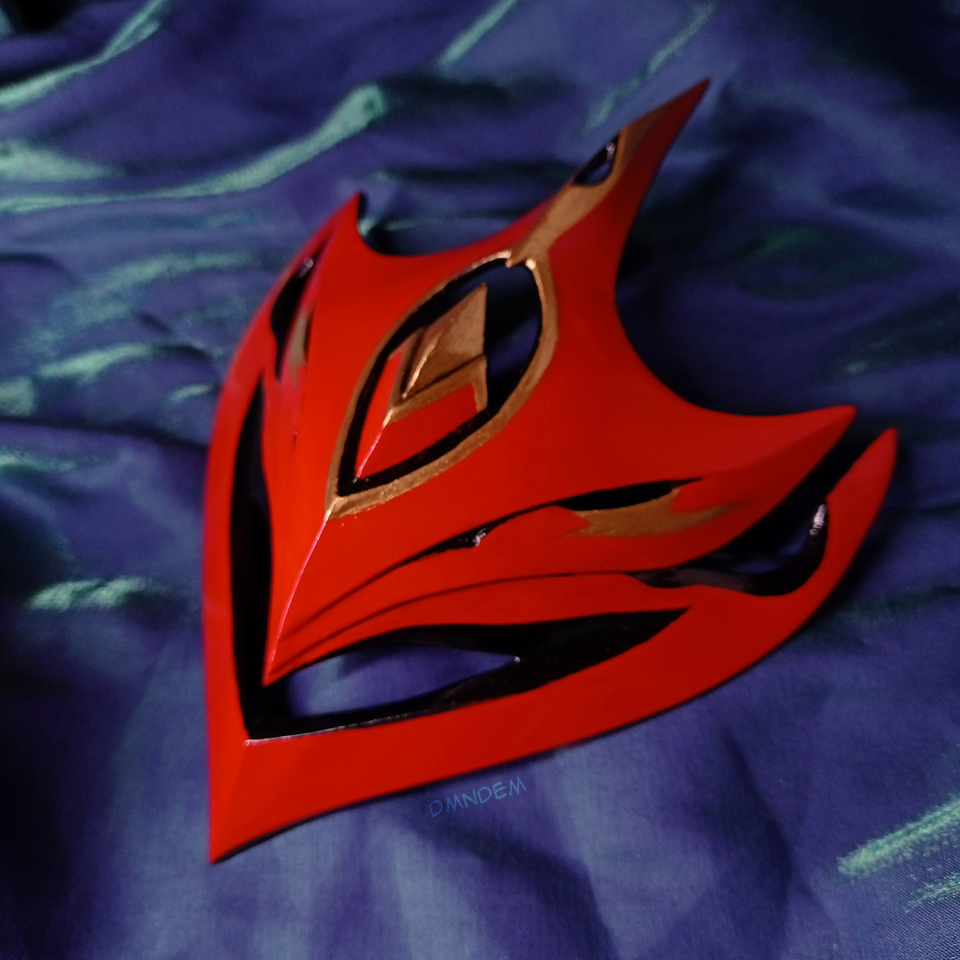 3D file Childe Tartaglia Mask - Genshin Impact 🎲・3D printing idea to ...