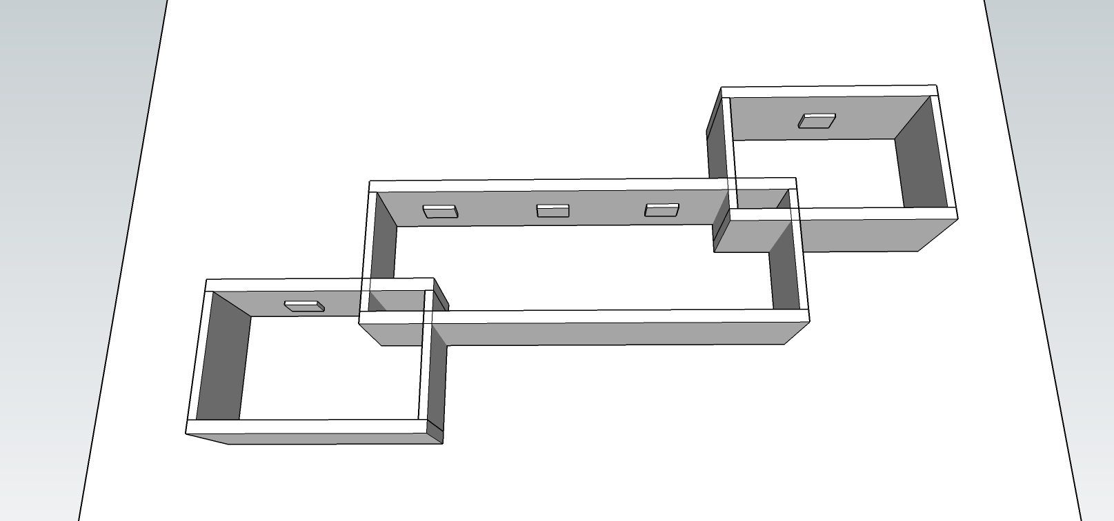 OBJ file Shelf・3D printing design to download・Cults