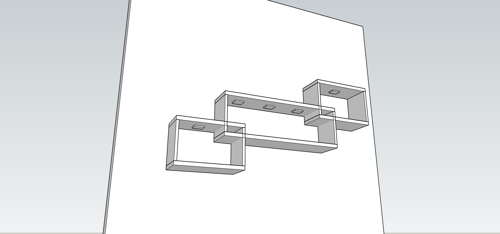 OBJ file Shelf・3D printing design to download・Cults