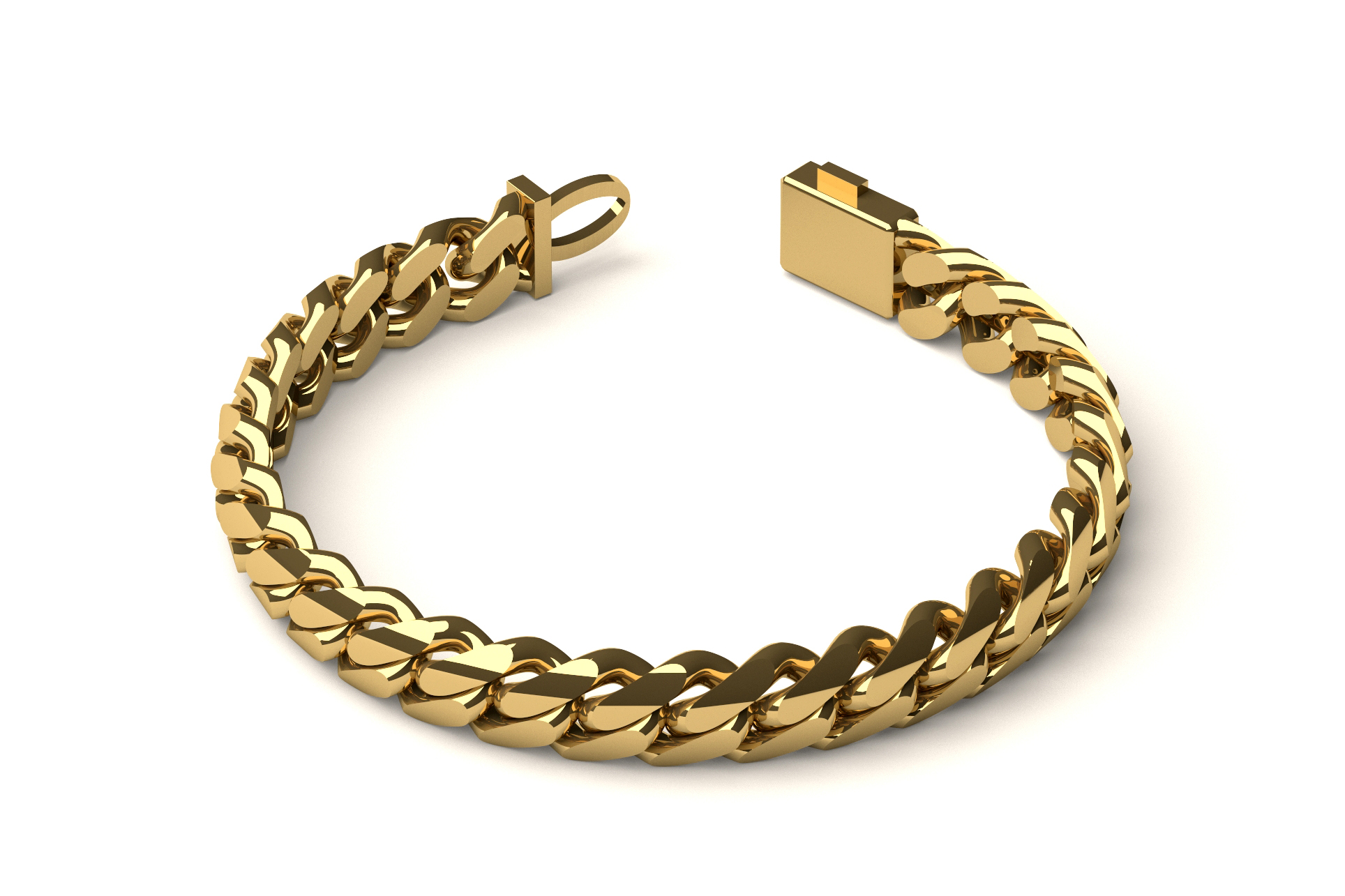 STL file Chain Bracelet B 09・Model to download and 3D print・Cults
