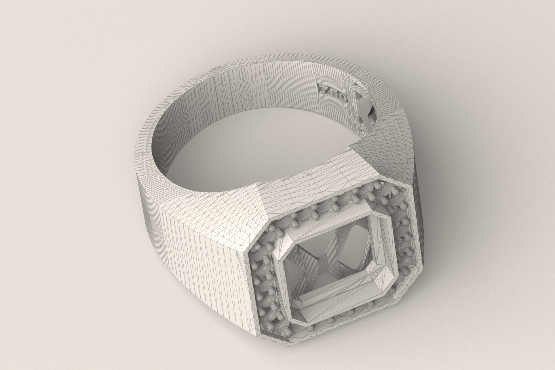 STL file Signet ring 2 💍・3D printing template to download・Cults