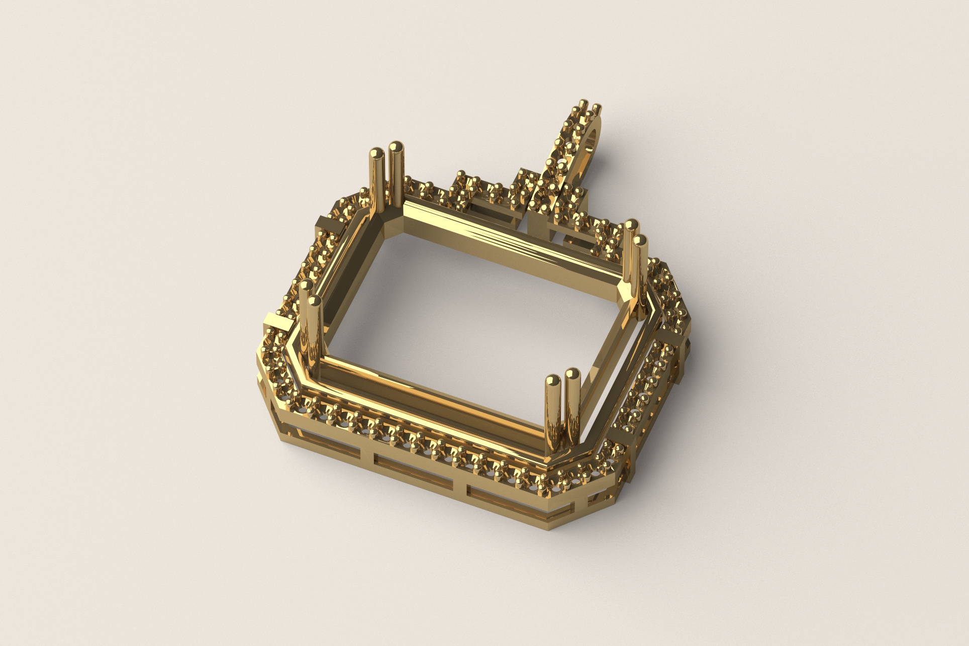 STL file pendant p 010 💎・3D print object to download・Cults