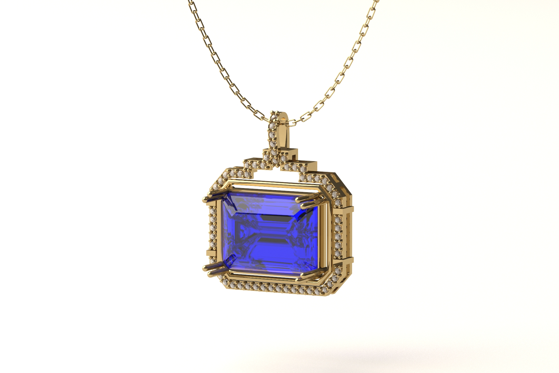 STL file pendant p 010 💎・3D print object to download・Cults