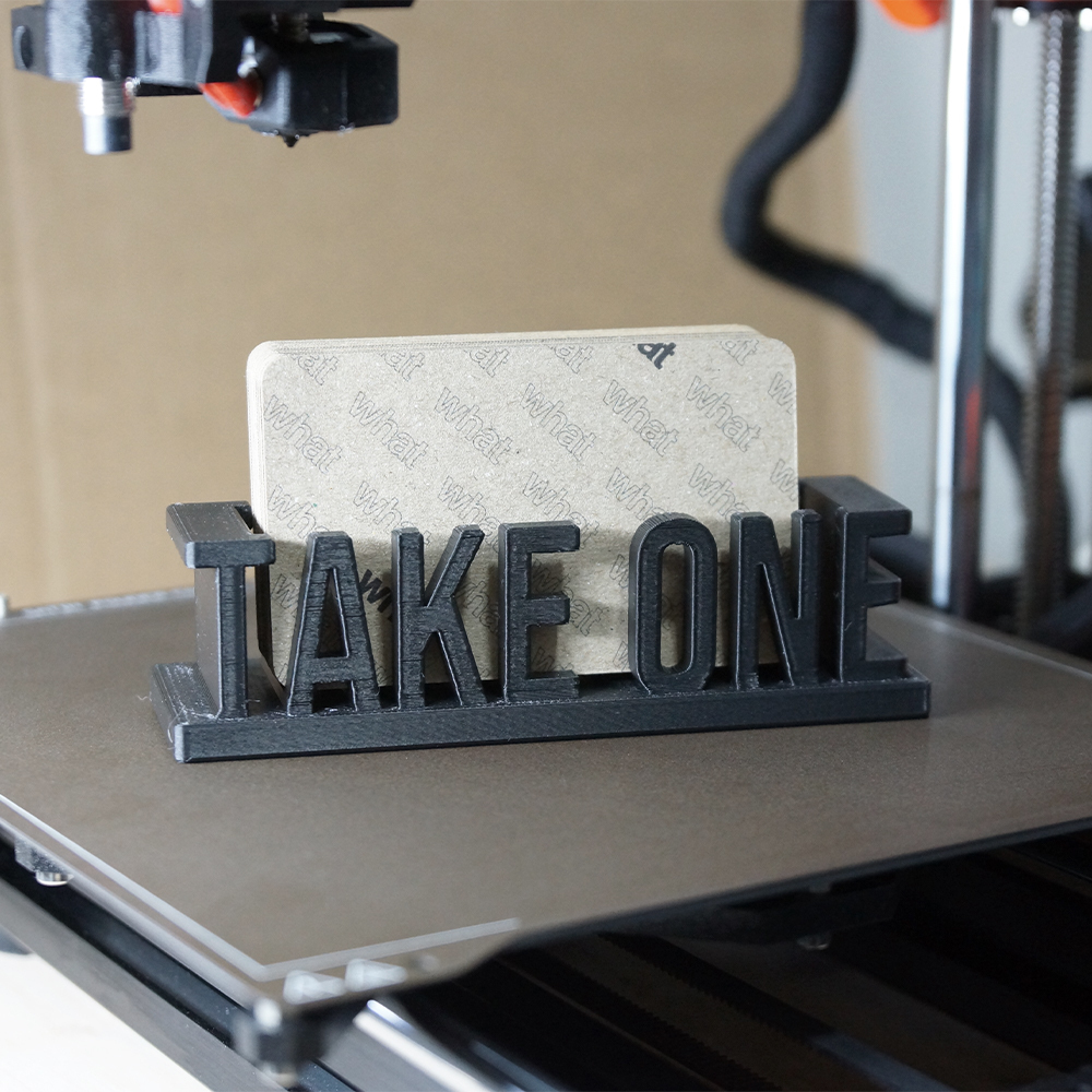 Free STL file Name Card Holder - Take One 🏢・3D printing model to ...