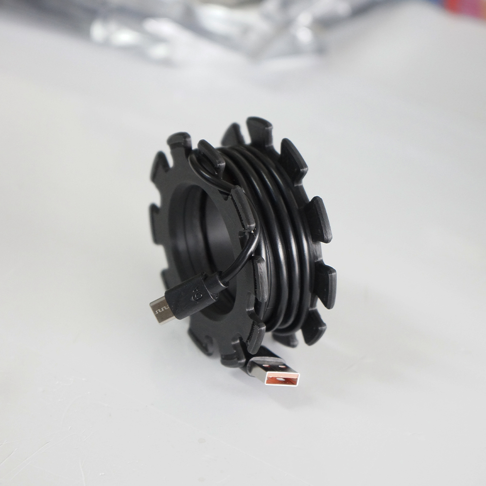 Free STL file Cable Organiser - Cable Roll 🔌・3D print design to ...