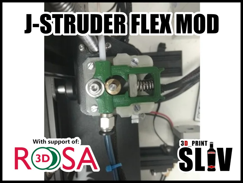 Descargar archivo STL gratis J-struder flex mod・Modelo para la ...