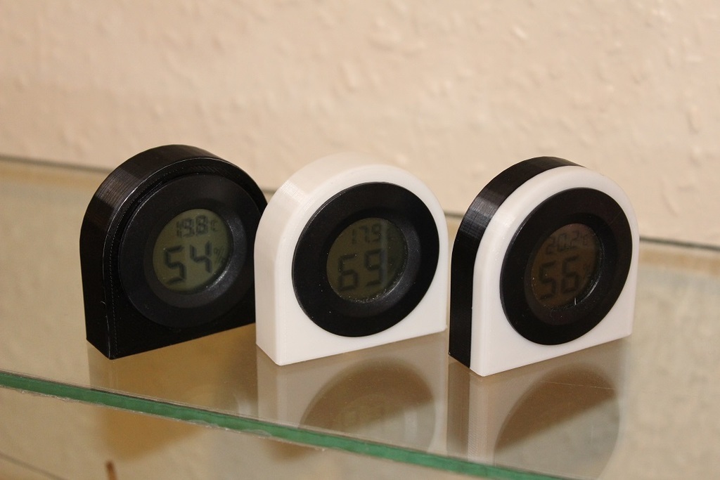 Free 3D file Humidity and Temperature Holder for Round Units with ...