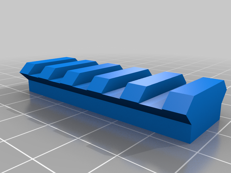 Free 3D file Customizable Picatinny Rail・3D printable model to download ...