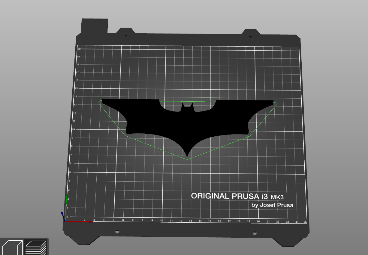 STL file Batman BEGINS emblem・3D printable model to download・Cults
