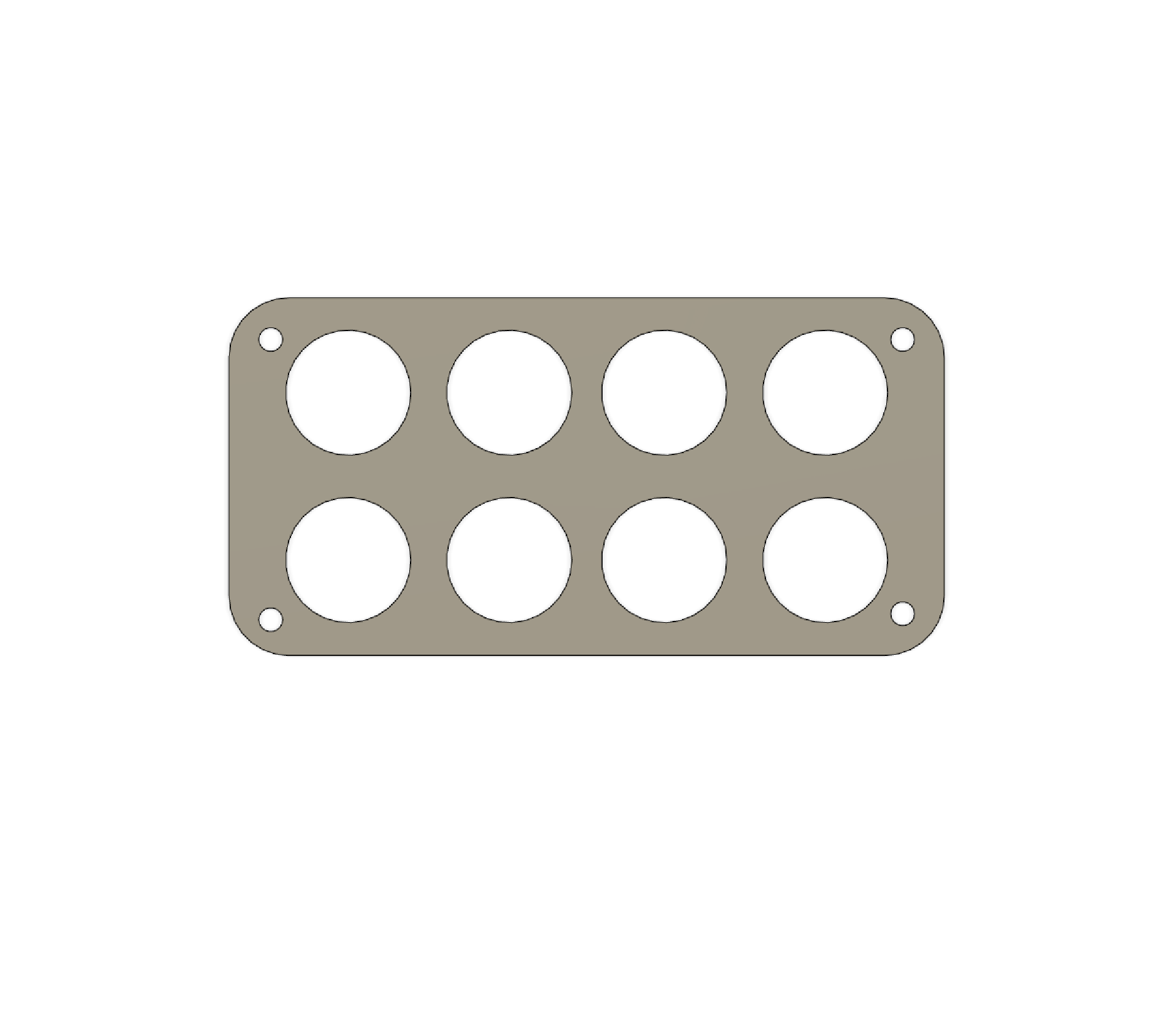 STL file 8 Rocker Switch Panel・3D printer design to download・Cults