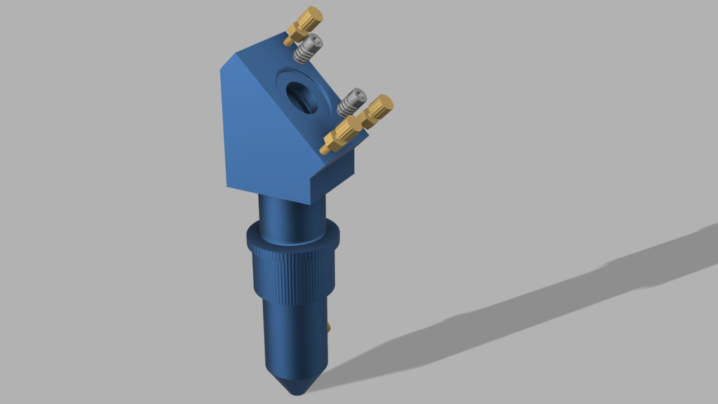 Free 3D file K40 Laser third 3rd mirror, focus lens, nozzle mount・3D ...